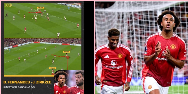 Bruno Fernandes- Joshua Zirkzee: Sự kết hợp vượt ngoài sức mong đợi